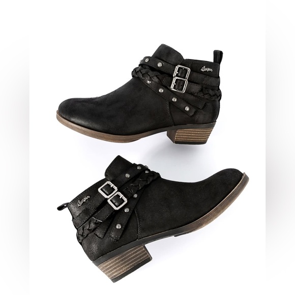 Sugar | Shoes | Sugar Black Boots Womens Sz 7 Western Boho Booties ...